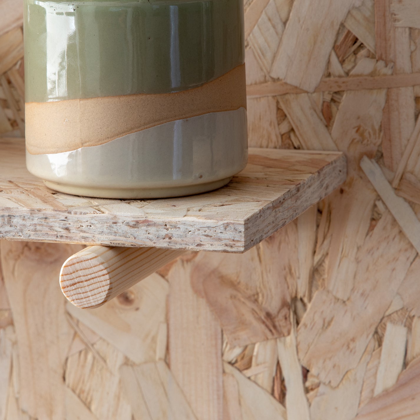 Free-standing OSB Pegboard Display Stand – Dust Shack