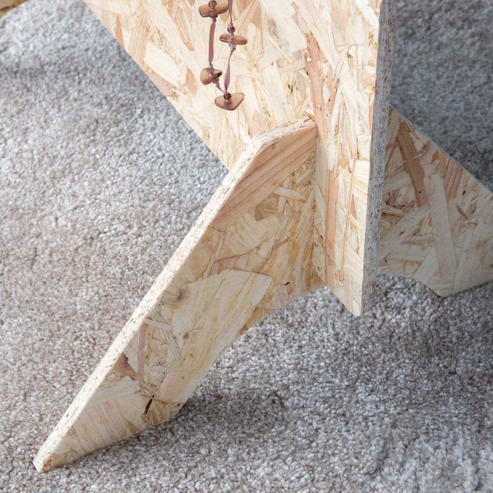 Free-standing OSB Pegboard Display Stand – Dust Shack