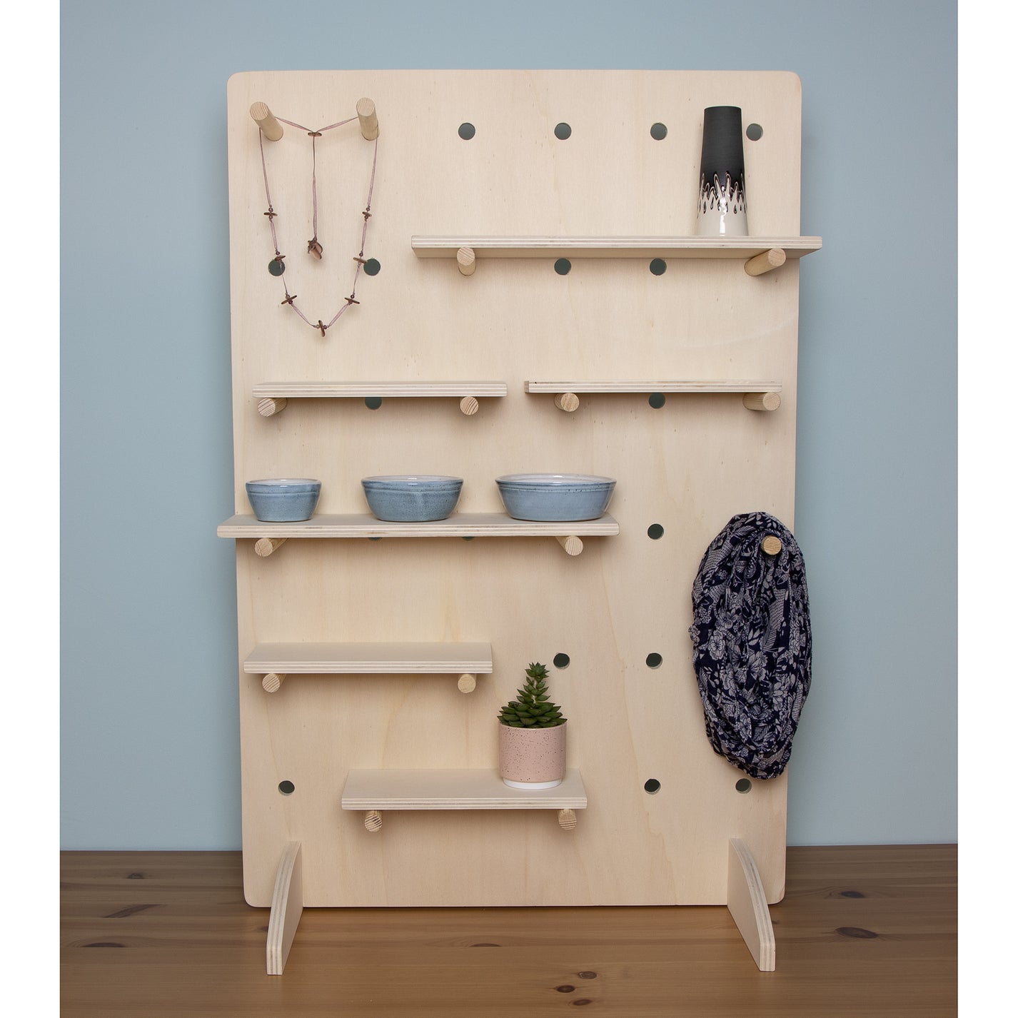 Free-standing Table Top Pegboard Display Stand – Dust Shack